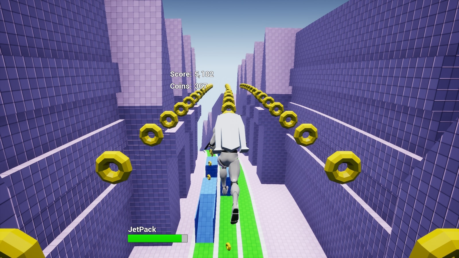 Endless Runner BP Template in Blueprints - UE Marketplace